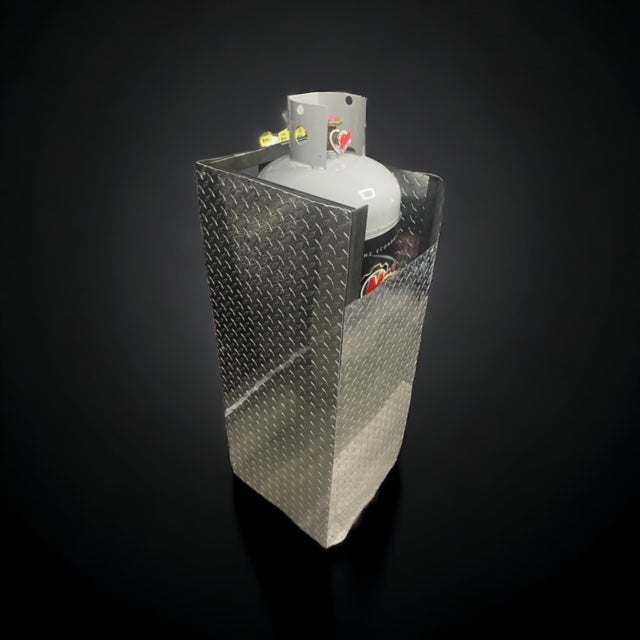 Propane Cage with Diamond Plate Cover | United Metal Supplies Inc